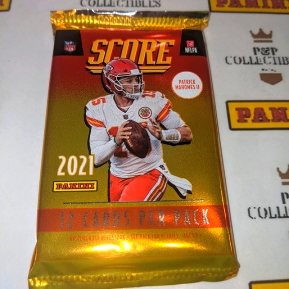 Panini | Toys | 22 Nfl Score New Football Trading Cards Pack Bag 12 ...